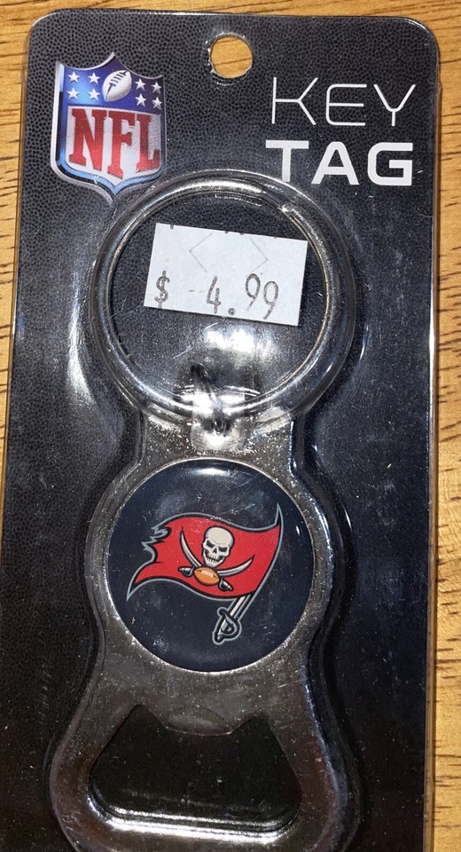 Tampa Bay Buccaneers Bucs Bottle Opener Key Chain Decal Emblem Keychain ...