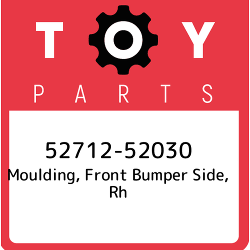 52712-52030 Toyota Moulding, front bumper side, rh 5271252030, New ...