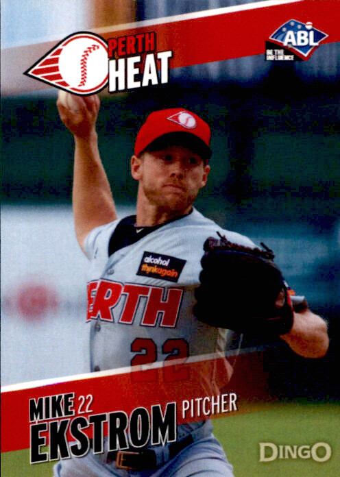 2013-14 Perth Heat Dingo Australian #69 Mike Ekstrom Portland Oregon OR ...