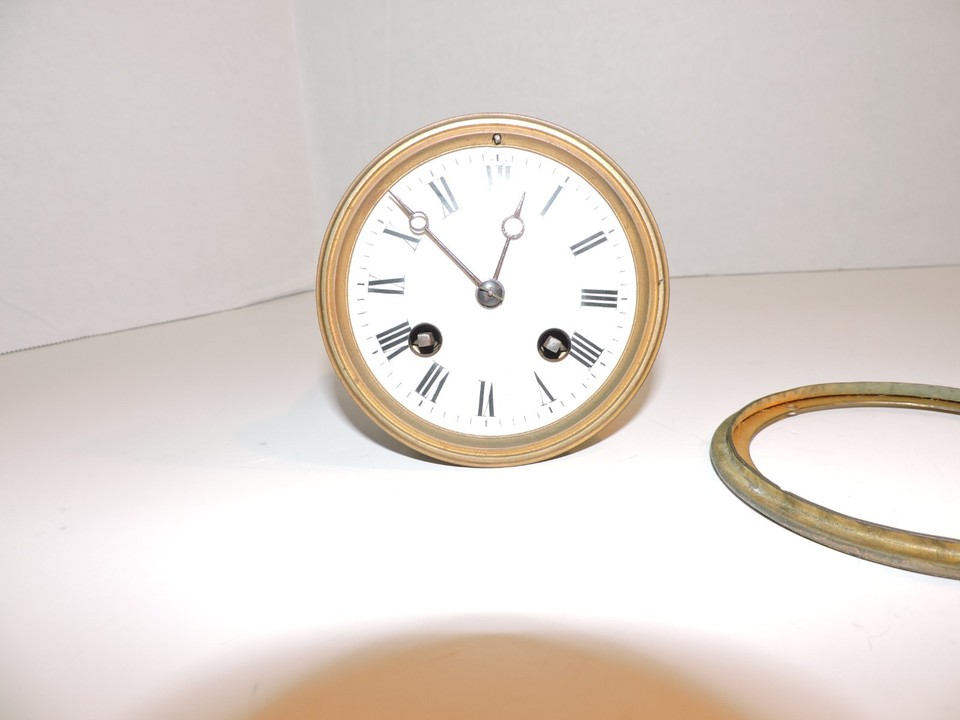 Antique French Japy Freres ? Clock Works Signed JJS 7850 Parts Only | eBay