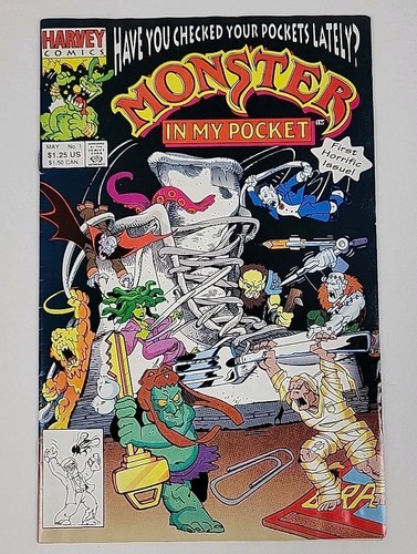 Monster In My Pocket #1 Harvey Comics 1991 First Horrific Issue! Comic ...