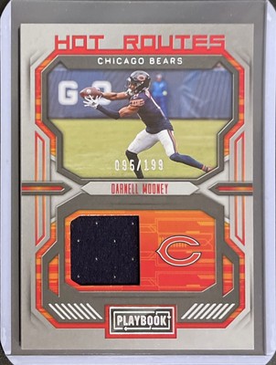 Darnell Mooney - Jersey Patch - 2022 Panini Playbook Football - Rookie ...