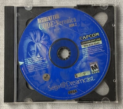 Resident Evil Code Veronica Dreamcast Disc 1&2 Only | eBay