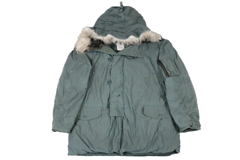 Small US Air Force Extreme Cold Weather Type N-3B N3B Parka Jacket Hood ...