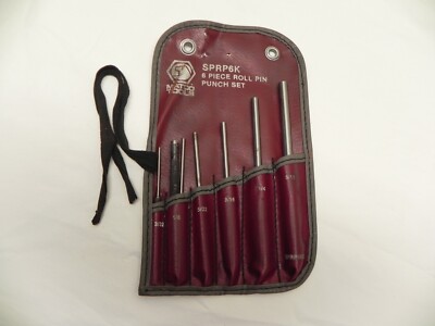 Matco/MayHew Tools 7 Piece Roll Pin Punch Set SPRP6K Plus 1 Extra PRP44 ...