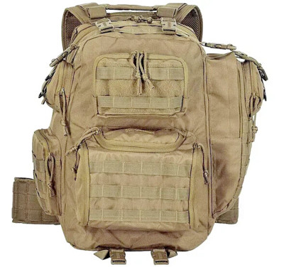 Voodoo Tactical Matrix Assault Pack Rucksack FDE Coyote Lots of Pockets ...