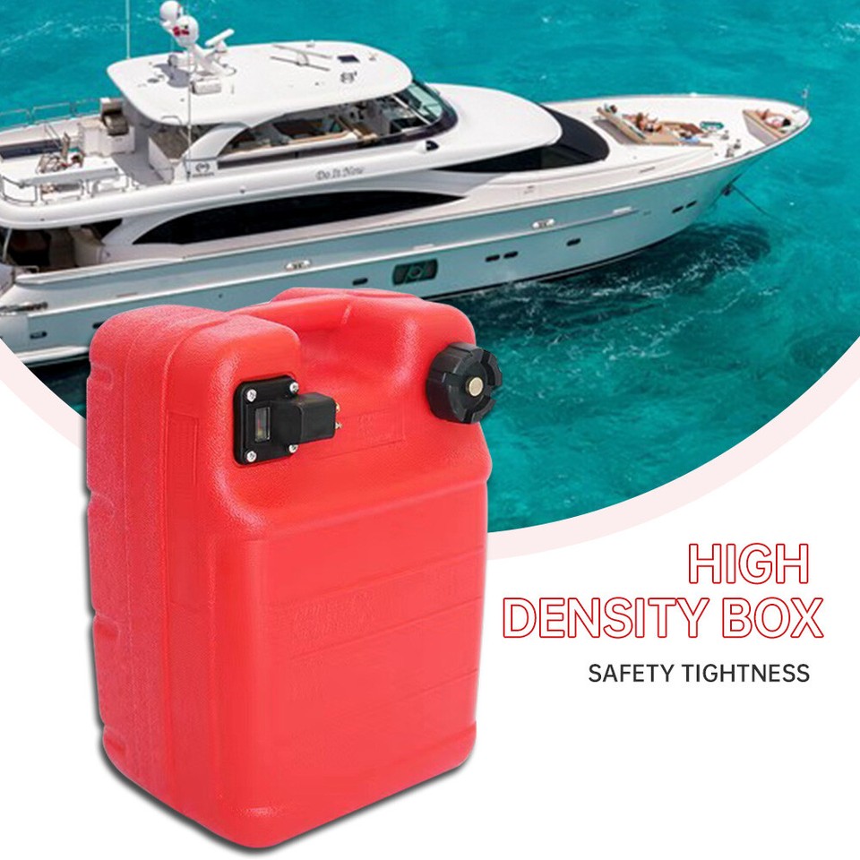 1 PC 12L 3 Gallon Boat Fuel Tank Plastic Portable Marine Outboard Boat ...