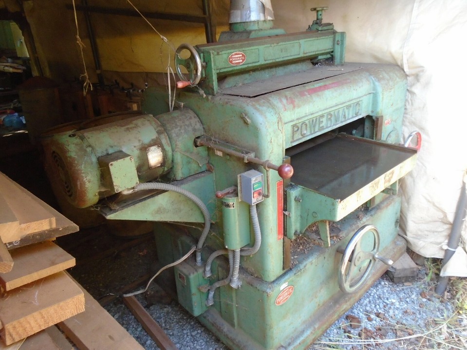 Powermatic Model 225 Planer w/grinder and jointer bar complete manual ...