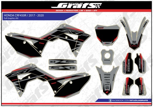 2017 2018 2019 2020 CRF 450R Graphics Kit For HONDA CRF450R 450 R ...