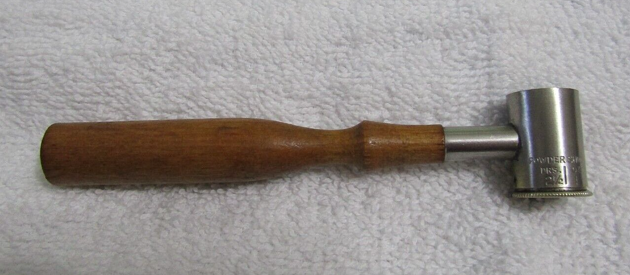 Vintage Wooden Handle Adjustable Powder Drams Measure / Shot Oz. Dipper ...