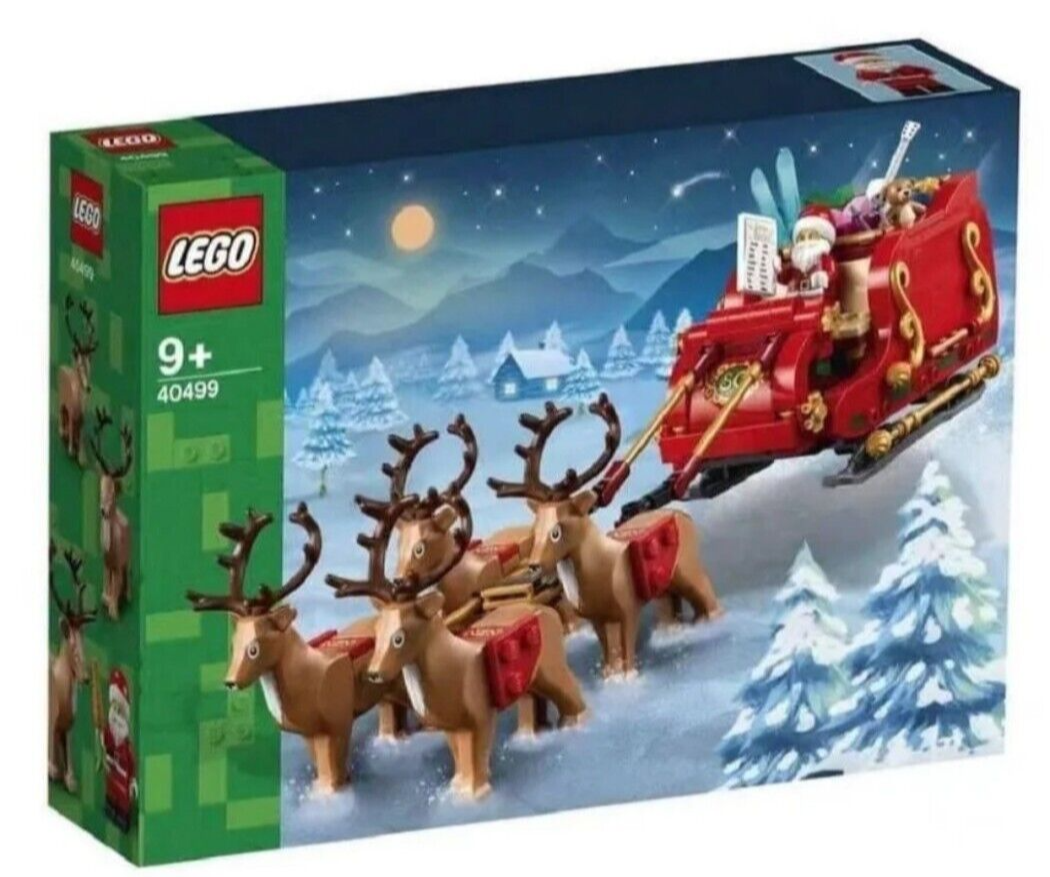 RARE! Lego Set 40489 Mr. and Mrs. Claus' Living Room & Set 40499 Santa ...