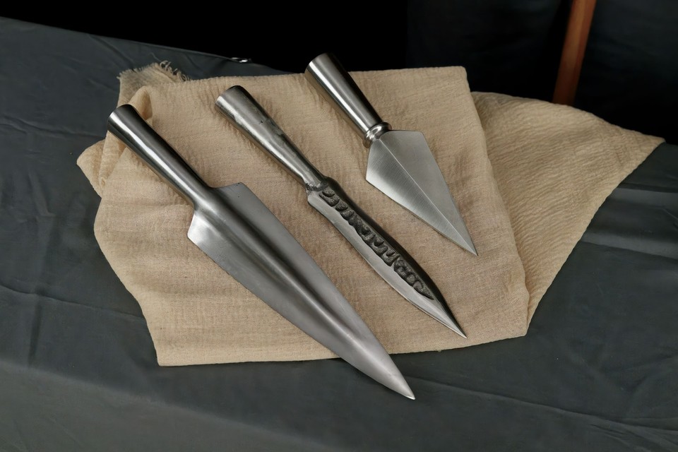 Forged Medieval Spear Head Polearm Viking Lance Broadhead Display ...