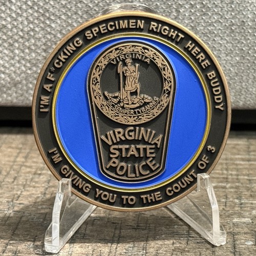 Virginia State Police Challenge Coin - Trooper Charles Specimen Video ...