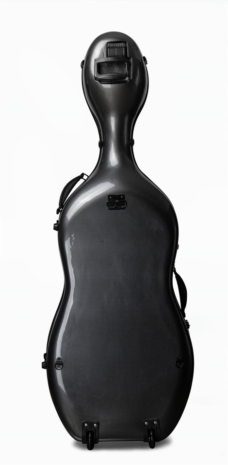 Liyin Cello Case 4/4 Cello Case Carbon fiber Cello Hard Case-Black ...