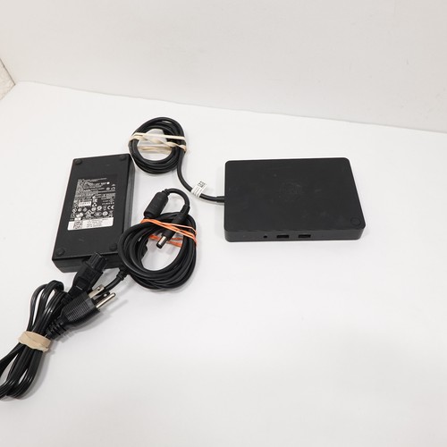 DELL WD15 K17A USB-C Docking Station K17A001 HDMI w/ 130w Adapter ...