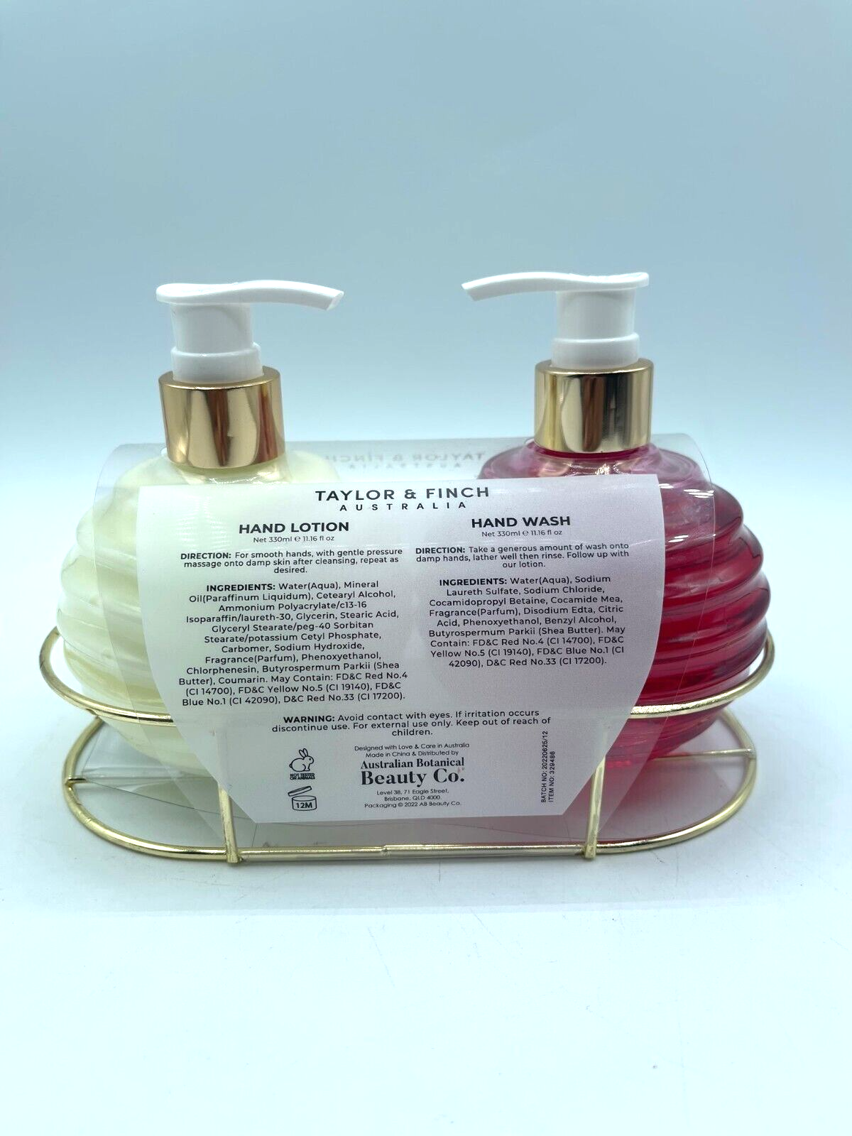 TAYLOR & FINCH Coconut & Goat's Milk Hand Wash & Lotion (Infused w ...