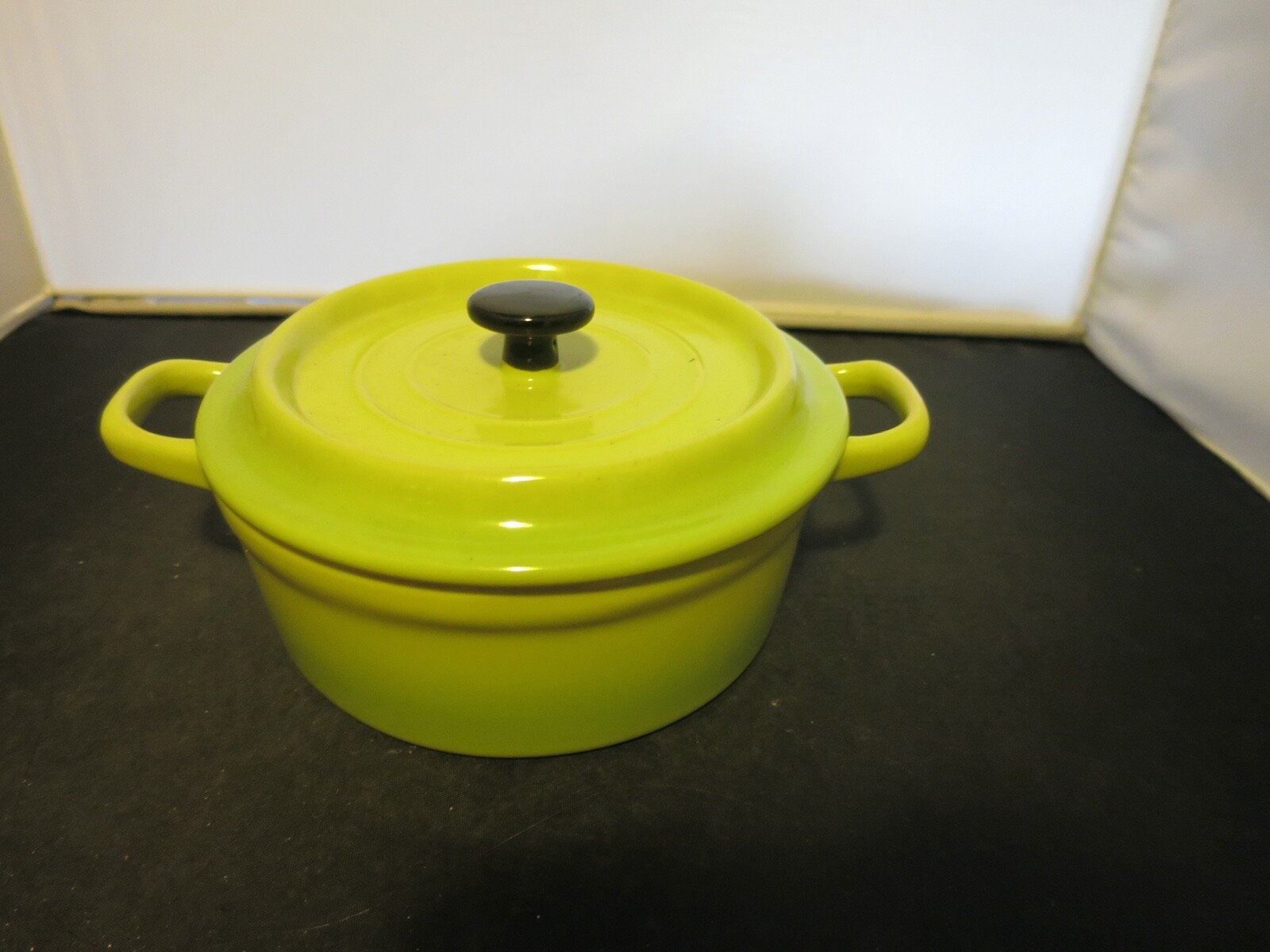 Insea France 1994 Porcelain Enameled Baking Dish small round Green | eBay