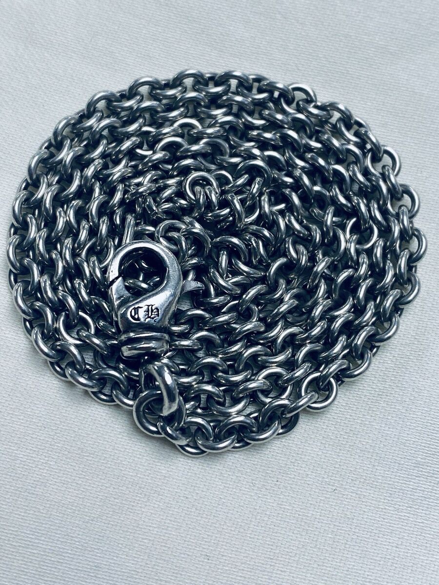 Chrome Hearts 2006 Sterling Silver 26” Ring Chain Necklace Chrome Hearts 2006 Sterling Silver 26” Ring Chain Necklace