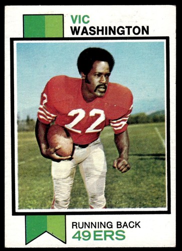 1973 TOPPS VIC WASHINGTON 3 SAN FRANCISCO 49ERS #238 | eBay