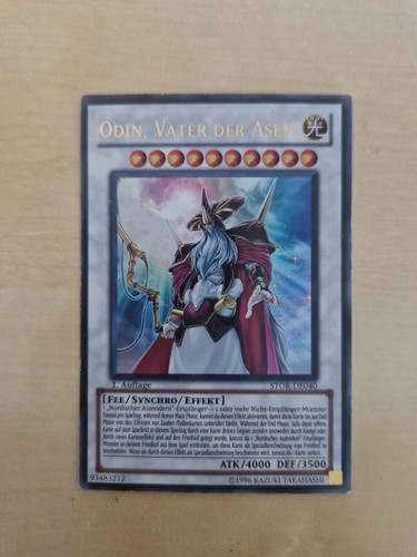 Yugioh Odin, Vater der Asen STOR-DE040 Ultra Rare 1. Auflage | eBay.de