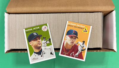 2003 TOPPS HERITAGE BASEBALL COMPLETE BASE SET NO SHORT PRINTS PUJOLS ...