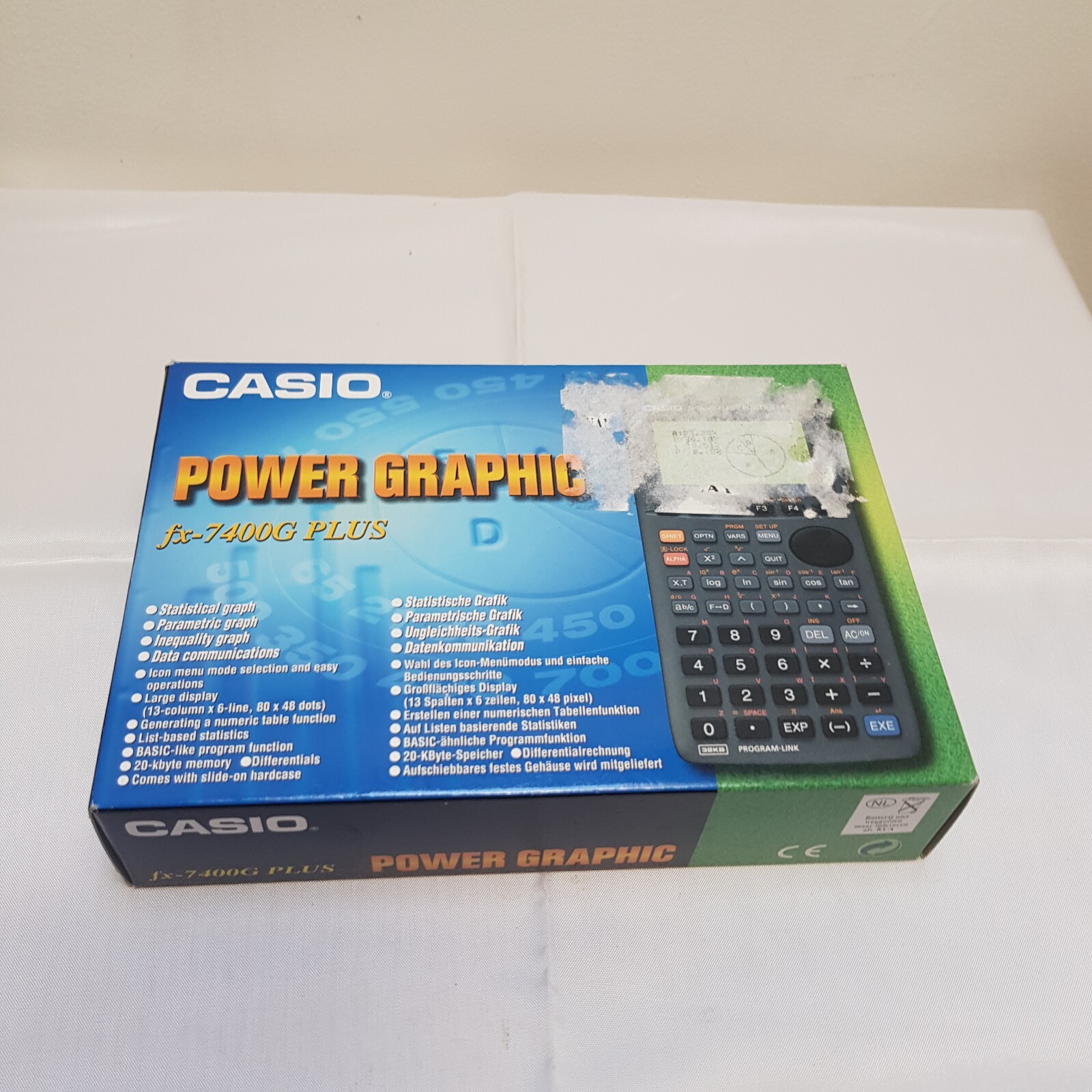 casio power graphic fx- 7400g plus graphic calculator boxed unused | eBay