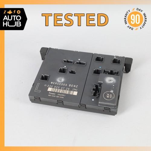 03-12 Mercedes R230 SL55 SL550 SL550 Door Control Module Left Driver ...