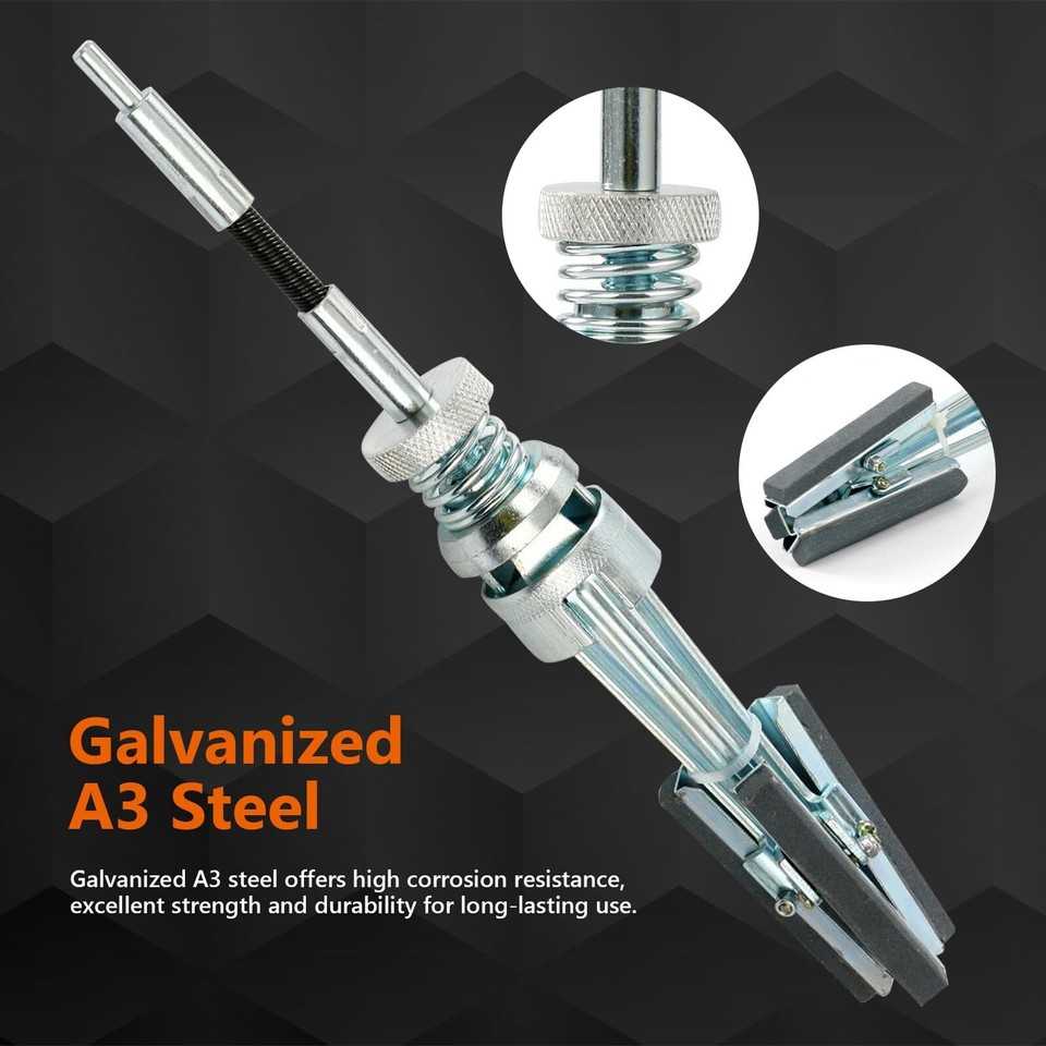 Car Engine Brake Cylinder Hone Flex Shaft Bore Honing Tool 2"-6-1/2 ...