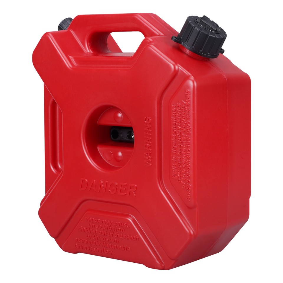 1.3Gallon 5L Extra Gas Can Petrol Spare Tank Container For Car For ...
