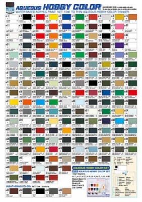 Gunze GSI Mr. Color Aqueous Paint H81~H515 (10ml) Model Kit multiple ...