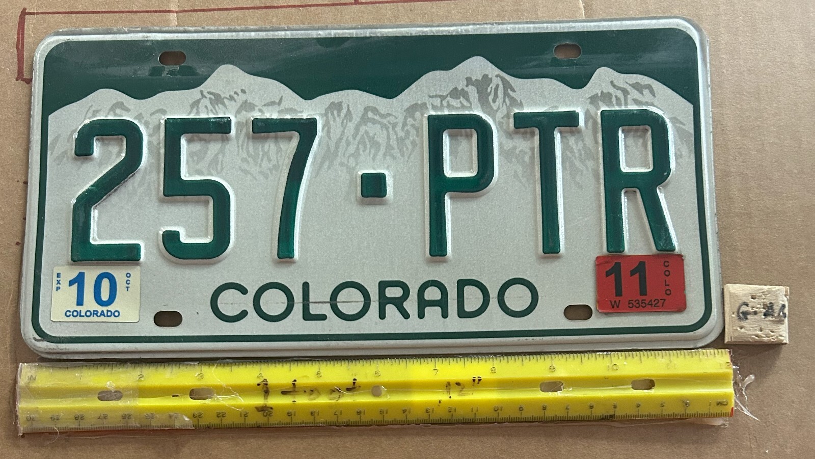 *License Plate, Colorado, 257 - PTR | eBay