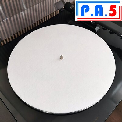 12" WHITE Turntable Slip Mat Felt - For Sony Technics Vestax Stanton ...