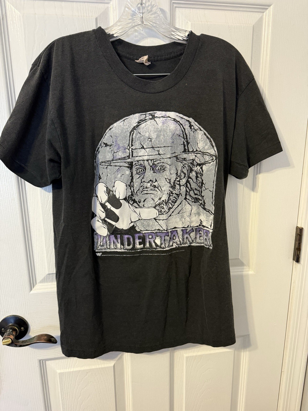Vintage Undertaker WWE WWF Single Stitch 1992 T Shirt… - Gem