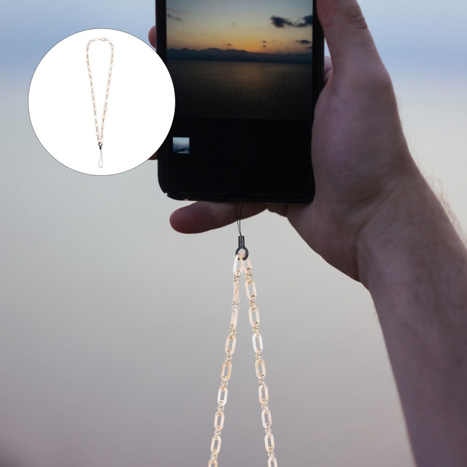 Anti-lost Phone Neck Strap Long Camera Lanyard Acrylic Phone Hanging ...