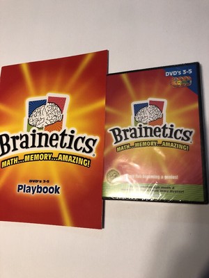 Brainetics MATH.. Memory..Amazing! Includes DVD's 3-5 & Playbook | eBay