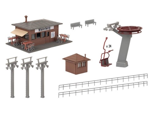 Faller 134004 HO/OO Gauge Ski Lift Kit IV | eBay