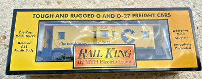 MTH Rail King Chessie Bay Window Caboose 30-7713 O/O-27 | eBay