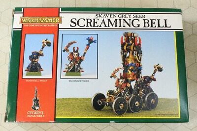 Warhammer AoS SKAVEN SCREAMING BELL metal NIB citadel OOP WHFB BOX ...