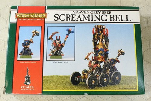 Warhammer AoS SKAVEN SCREAMING BELL metal NIB citadel OOP WHFB BOX ...