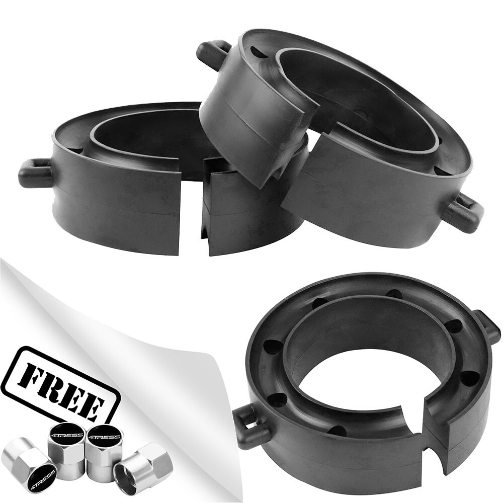 Caravan Towing Rear Suspension Coil Spring Rubber Spacers Assisters Kit ...