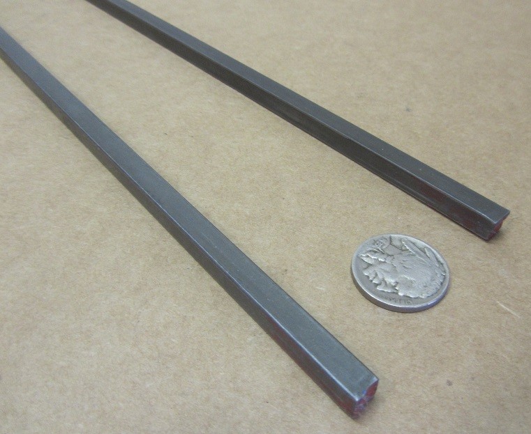 Square W1 Tool Steel Bar 1/4" Thick x 1/4" Wide x 36" Length, 2 Pieces ...