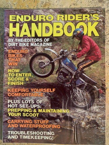 1974 Dirt Bike Magazine Enduro Rider's Handbook Special Edition Vintage ...