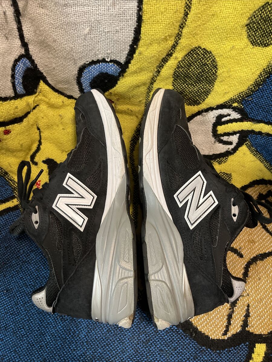 New Balance M990BS3 990 990v3 Black Running Sneaker Shoes New Balance M990BS3 990 990v3 Black Running Sneaker Shoes