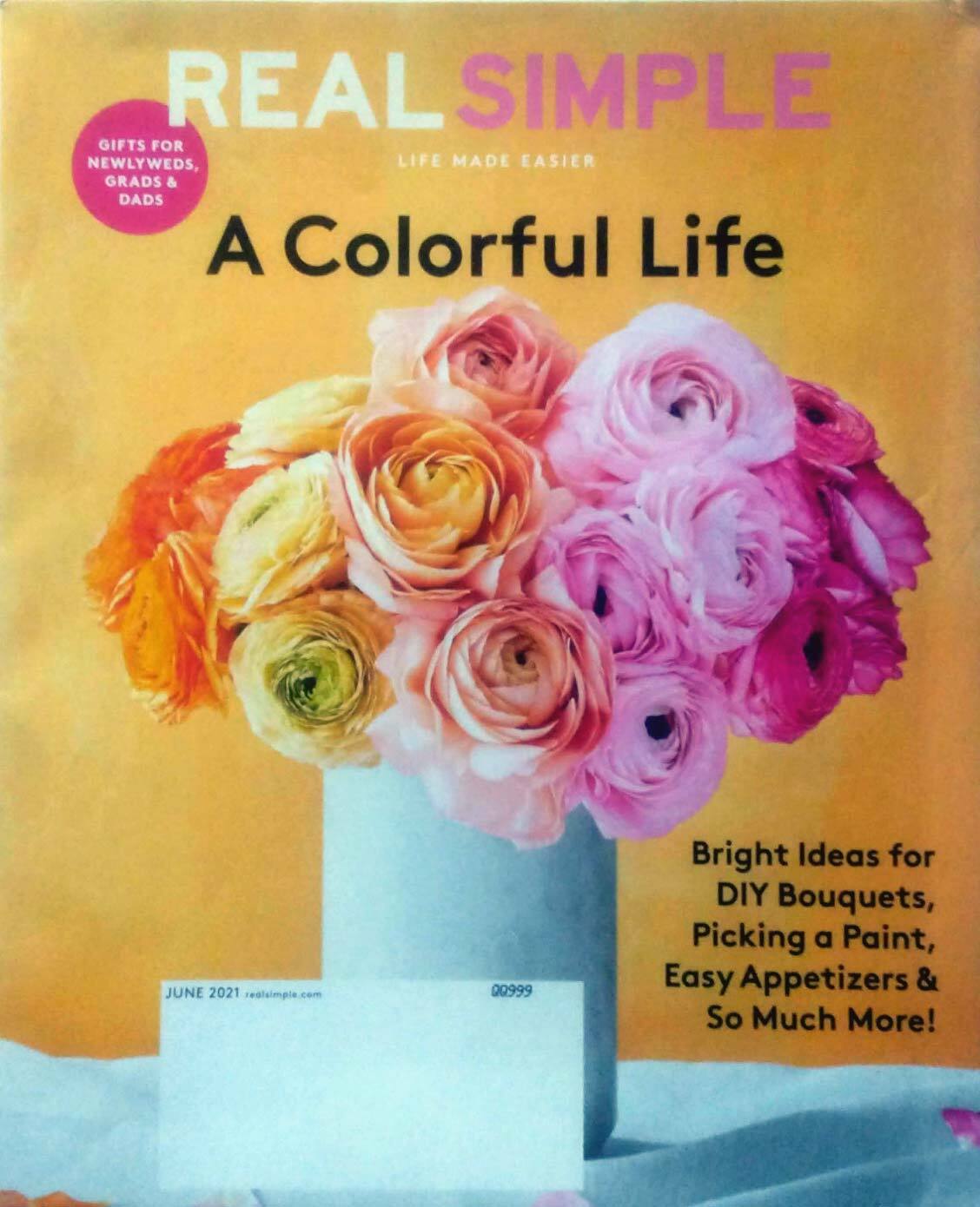 [Single Issue] Real Simple Magazine: June 2021 / A Colorful Life | eBay