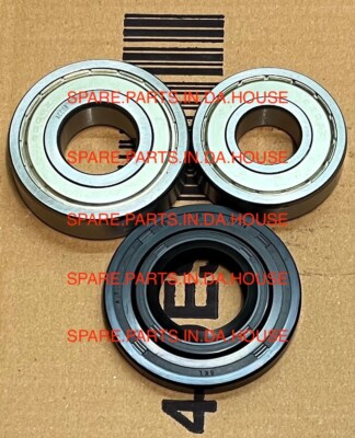 Miele Washing Machine Drum Shaft Seal & Bearing Kit W840 W841 W842 W843 ...