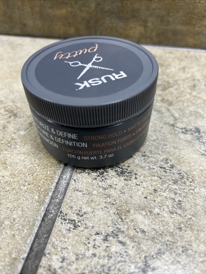 Rusk Hair Putty Texturize And Define Strong Hold Matte Finish 3.7 ...