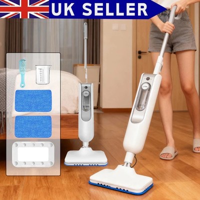 5000W Upright & Handheld Steam Mop Cleaner 12-in-1 Floor Carpet Window ...