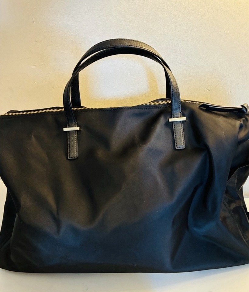 Kate Spade New York Weekender Large Black Nylon Tote Carry-On Bag | eBay