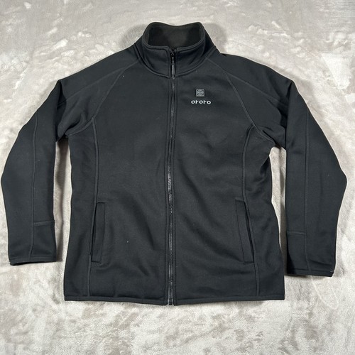 Ororo Heated Apparel Jacket Men M Black Water Wind Resistant Made USA ...