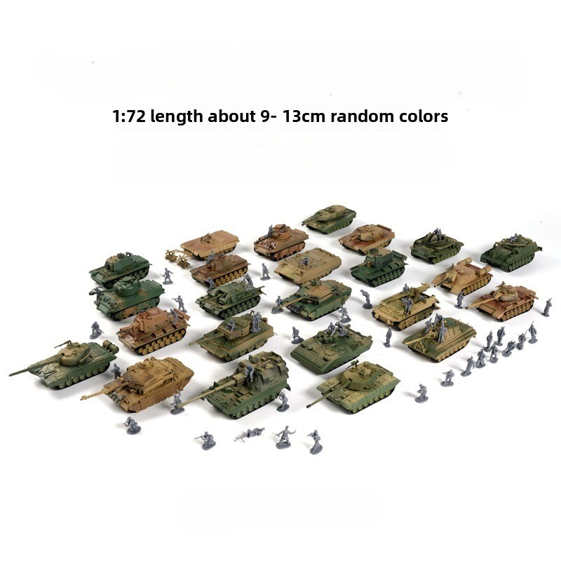 1/72 Scale Mini Plastic Assembled Tank Model Kit WWII Military Model ...